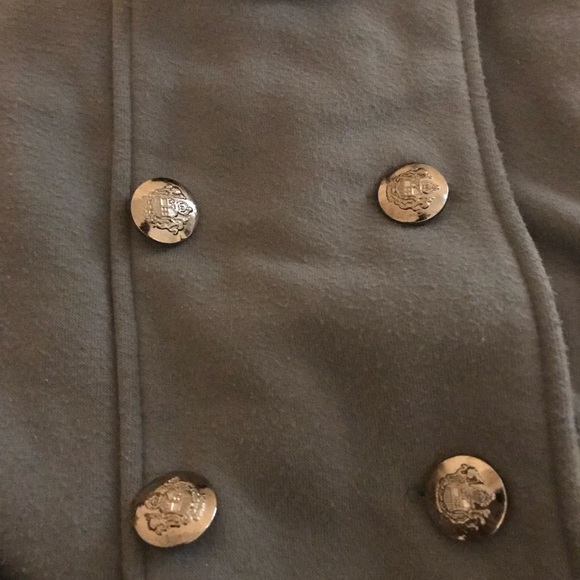 Papaya | Jackets & Coats | Grey Gunmetal Buttonup Jacket | Poshmark